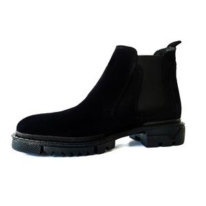 Scarpetto | Shoes | Gherardo Black Mens Genuine Suede Leather Boots ...